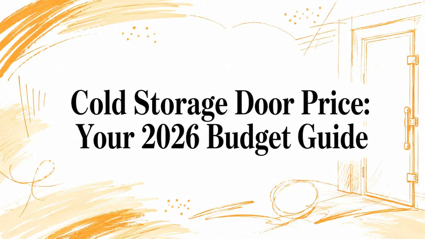 Cold Storage Door Price: Your 2026 Budget Guide